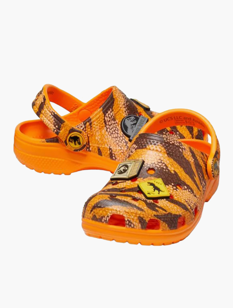 MyRunway | Shop Crocs Toddlers Orange Zing Jurassic World Classic Clogs for Kids from MyRunway.co.za